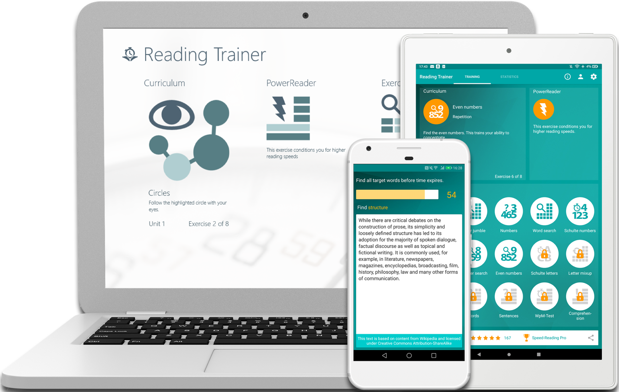 READING TRAINER – IMPROVE YOUR READING POWER